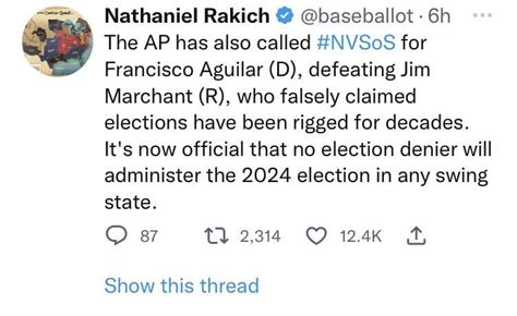 Honestly That Last Line By Nathaniel Is My Favourite Thing Of This Whole Election Rdemocrats