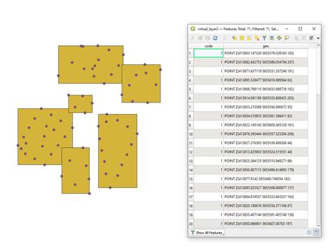 Aggregating Point Geometries And Creating Envelope Using Virtual Layer