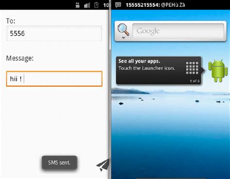 Android Sending Sms Olidroid