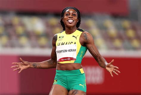 Jamaican Sprinter Elaine Thompson Herah Wins Historic Double Double