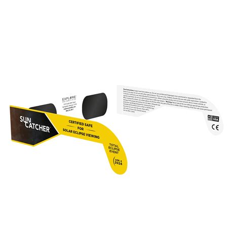 Explore Scientific Sun Catcher Solar Eclipse Glasses 88 70005