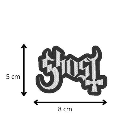 Patch Aplique Banda Ghost Bartô Patchs Bordados E Personalizados