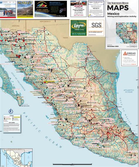 Poster Mining Maps Mexico Mining Map Mining Intelligence