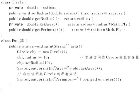 Java 类中有几种访问权限类中成员的访问权限java语言程 Csdn博客