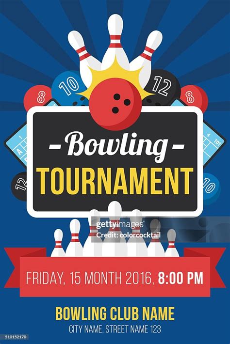 Bowling Poster High Res Vector Graphic Getty Images