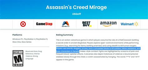 Assassins Creed Mirage Treacherous New Story Detail Earlygame
