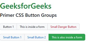 Groupes De Boutons CSS Primer StackLima