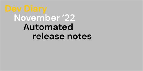 automated release notes fusonic