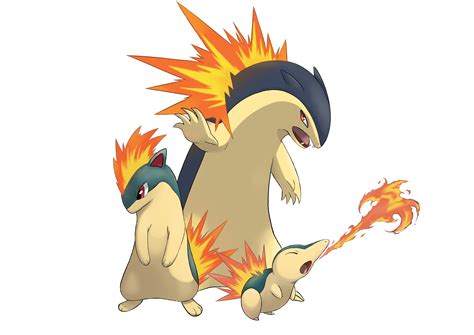 Cyndaquil Evolution Line By Protosjade On Deviantart
