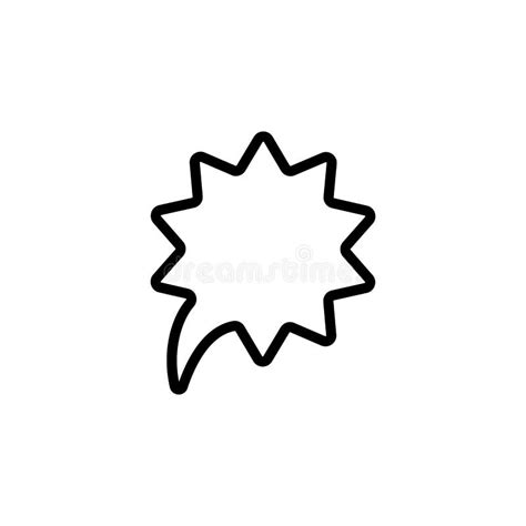 Bubble Chat Star Icon Simple Thin Line Outline Vector Of Chat Bubble Icons For Ui And Ux