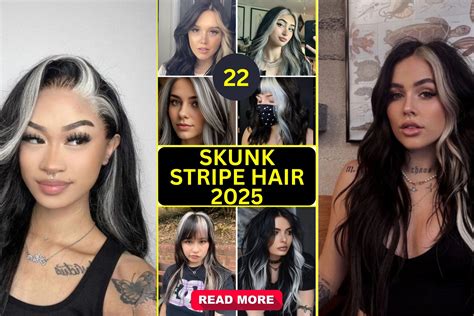 22 Skunk Stripe Hair 2025 Bold And Stylish Ideas To Rock This Trend