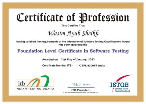 Wasim Sheikh On Linkedin Istqbcertified Istqb Softwaretesting