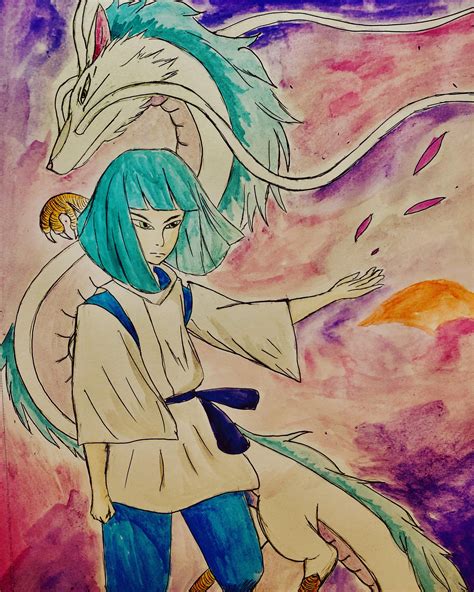 Some Haku Fan Art I Did This Week 🐉 Spiritedaway