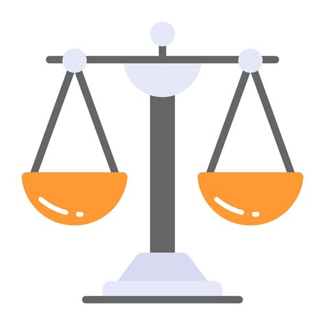 Balance Scale Vector In Modern And Trendy Style 20835504 Vector Art At