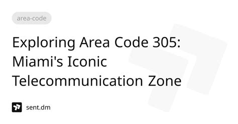 Exploring Area Code 305 Miamis Iconic Telecommunication Zone