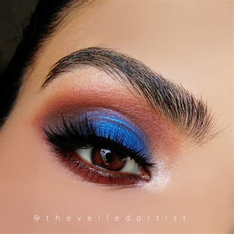 Fourth Of July Inspired Blue And Red Smokey Eyes Tutorial Beginner