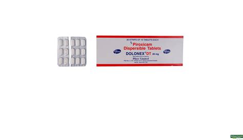 Buy Dolonex 20dt 15 Tablets Online At Best Prices Wellness Forever
