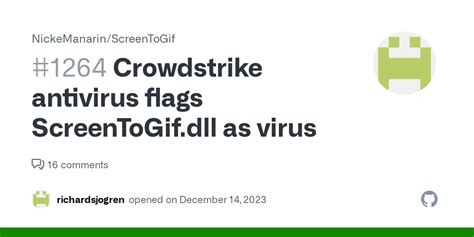 crowdstrike antivirus flags screento dll as virus · issue 1264