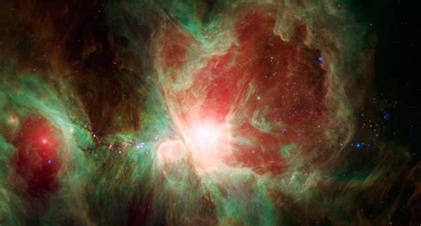 El Sofista La Nebulosa De Orión Vista Por El Spitzer
