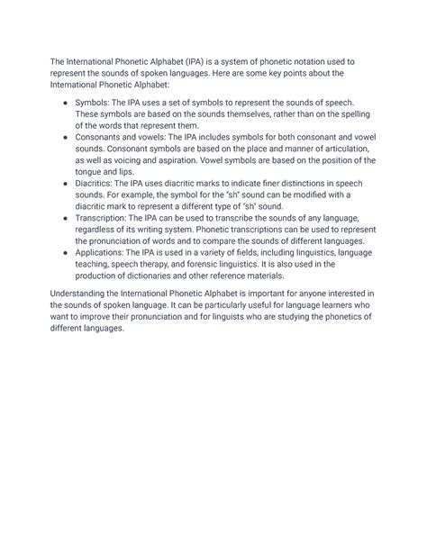 Ipa Alphabet The International Phonetic Alphabet Ipa Is A System Of Phonetic Notation Used