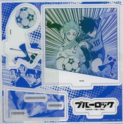 03 Sae Iboshi And Rin Iboshi Acrylic Stand Plate Blue Lock A3 Store Pop Up Shop Goods