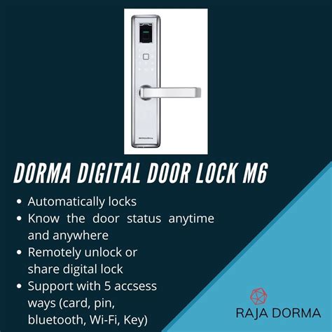 Jual Dorma Digital Door Lock M6 Dormakaba Digital Lock M 6 Putih Shopee Indonesia