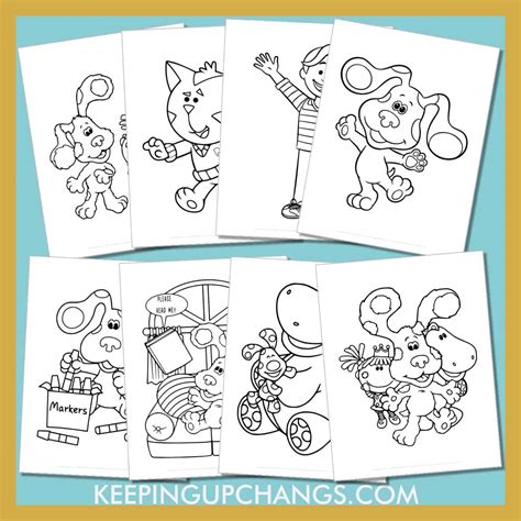 Blues Clues Coloring Sheet Blues Clues Coloring Page Blues Clues 4a
