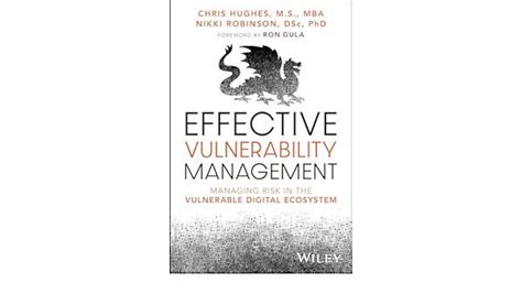 Effective Vulnerability Management Managing Risk In The Vulnerable Digital Ecosystem Mariano