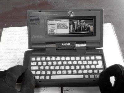 Starring The Computer Atari Portfolio