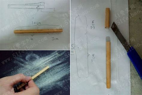 利用筷子做袖珍弩机制作教程 51费宝网