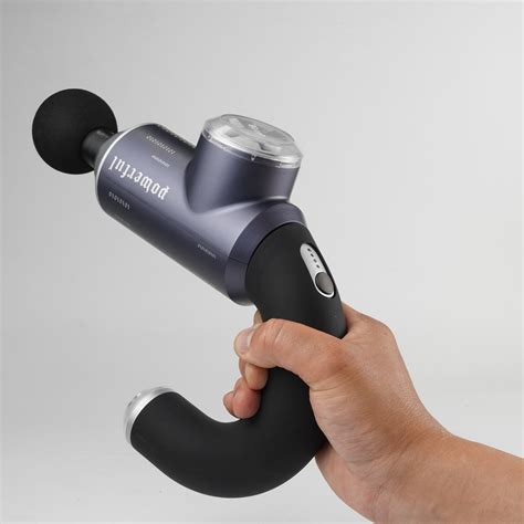 Professional Massage Muscle Gun Carbon Percussion Massager With 5