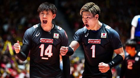 Volleyball Brothers Yuji Nishida And Yuki Ishikawa Mens Oqt 2023