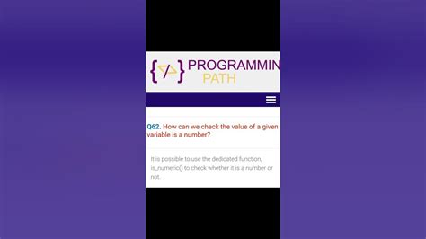 How To Check If Value Is Number Or Not Programming Php For