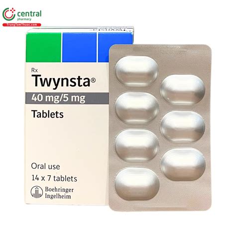 Thuốc Twynsta 40mg5mg Hộp 14 Vỉ X 7 Viên Điều Trị Tăng Huyết áp