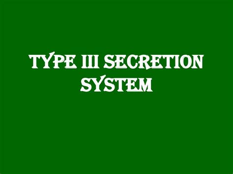 Ppt Type Iii Secretion System Powerpoint Presentation Free Download Id 4389110
