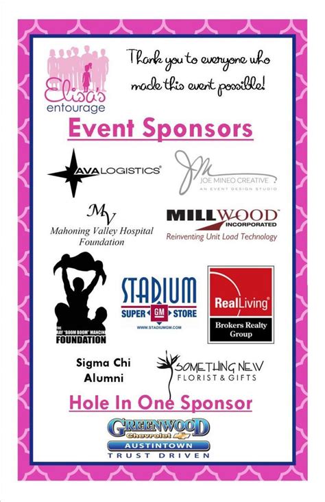 Thank You Card For Sponsors Emetonlineblog