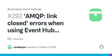 Amqp Link Closed Errors When Using Event Hub Premium · Issue 292