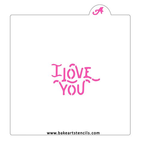 I Love You Stencil Buy Love Yourself Quote Stencil Online Craftreat