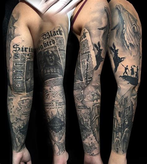 Marauders Map Tattoo