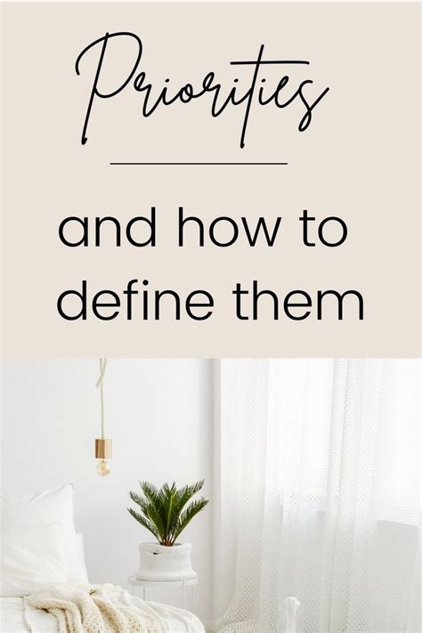 Priorities In Life How To Define Them Artofit