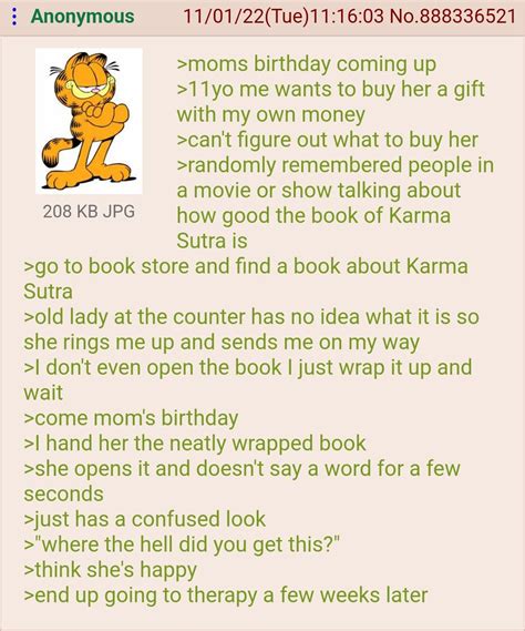 Anon Gets His Mom A T R Greentext Greentext Stories Know Your Meme