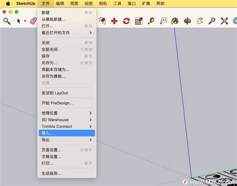 sketchup教程 如何导入cad格式文件到su草图大师？ sketchup 腿腿教学网