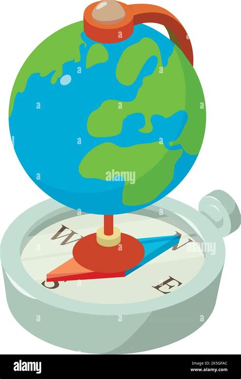 Atlantic Equator Globe Stock Vector Images Alamy