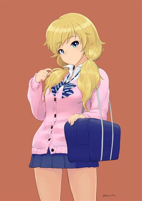 大槻唯 「おさげの大槻唯ちゃん 」まこっさまんのイラスト