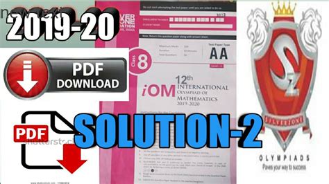 Silverzone Iom Class 8 Solution Part 2 Youtube