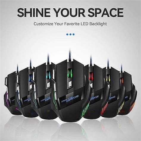 G6 Wired Game Mouse 7 Key Colorful Breathing Luminous Eat Chicken Press