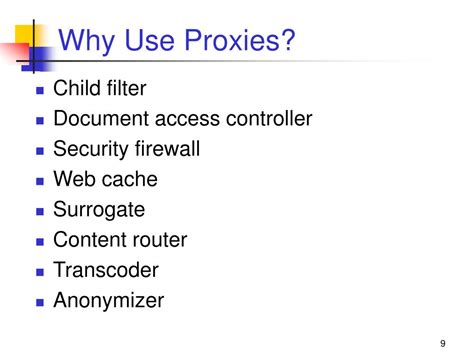 Ppt Proxies Powerpoint Presentation Free Download Id3991628