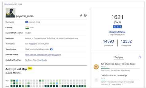 Priyanshu Mishra On Linkedin Codechef Codingjourney Gratitude Fractalcodingclub 3starcoder