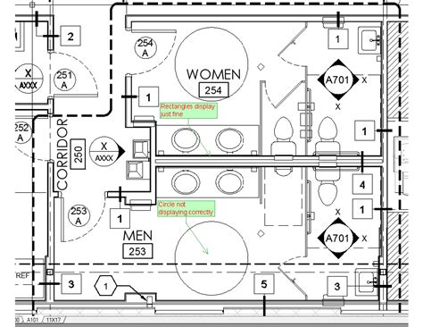 Autocad Circles Not Displaying As Hidden Lines Autodesk Community
