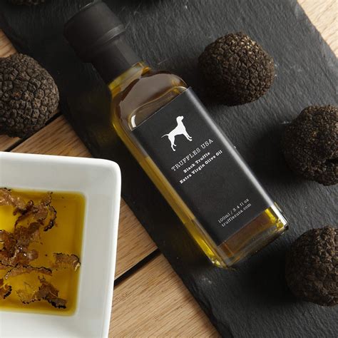 Truffles Usa Black Truffle Oil Cold Pressed Extra Virgin Olive Oil